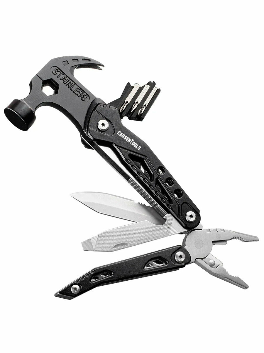 Мультитул SUNTEK Multitool Hammer With Bit Set (MQ042), 12 инструментов