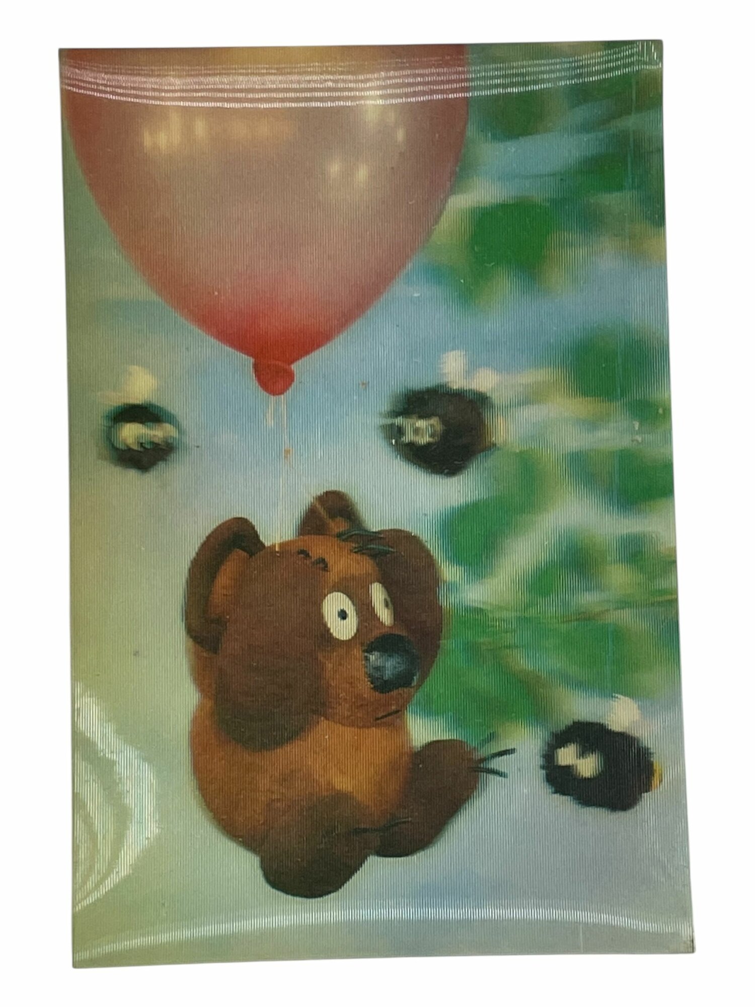 Советский винтажный стерео календарь, советская мультипликация, сделано в СССР