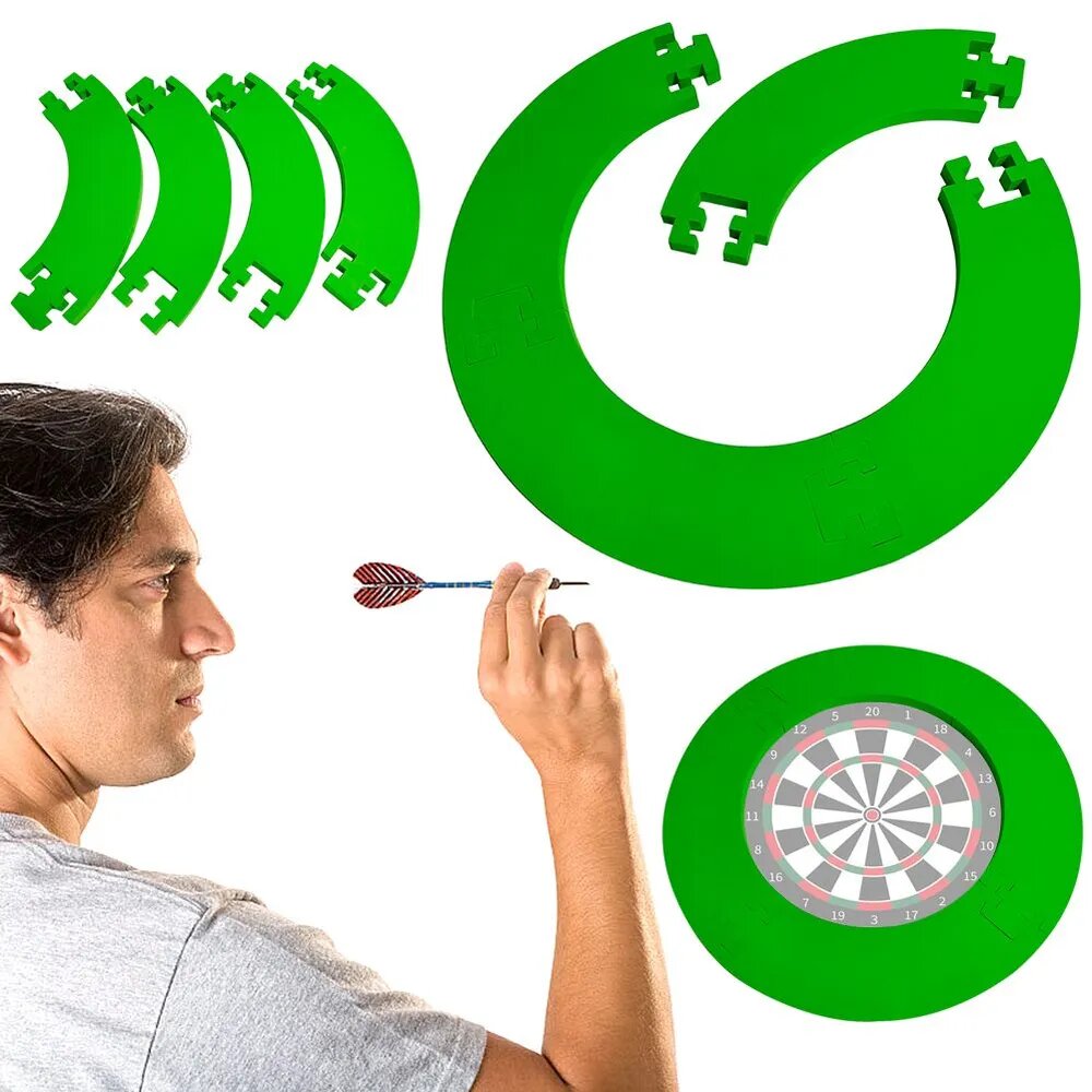 Milochic Защитное кольцо для мишени защитный бампер для дартса из материала EVA, для защиты стены