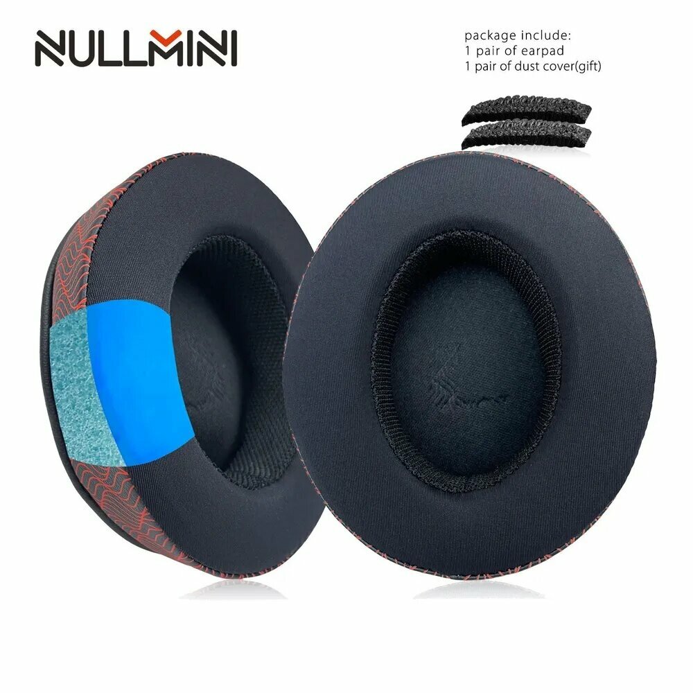 NullMini Сменные амбушюры для наушников Sennheiser HD280 Pro Охлаждающие гелевые подушечки из губки с памятью меняют цвет