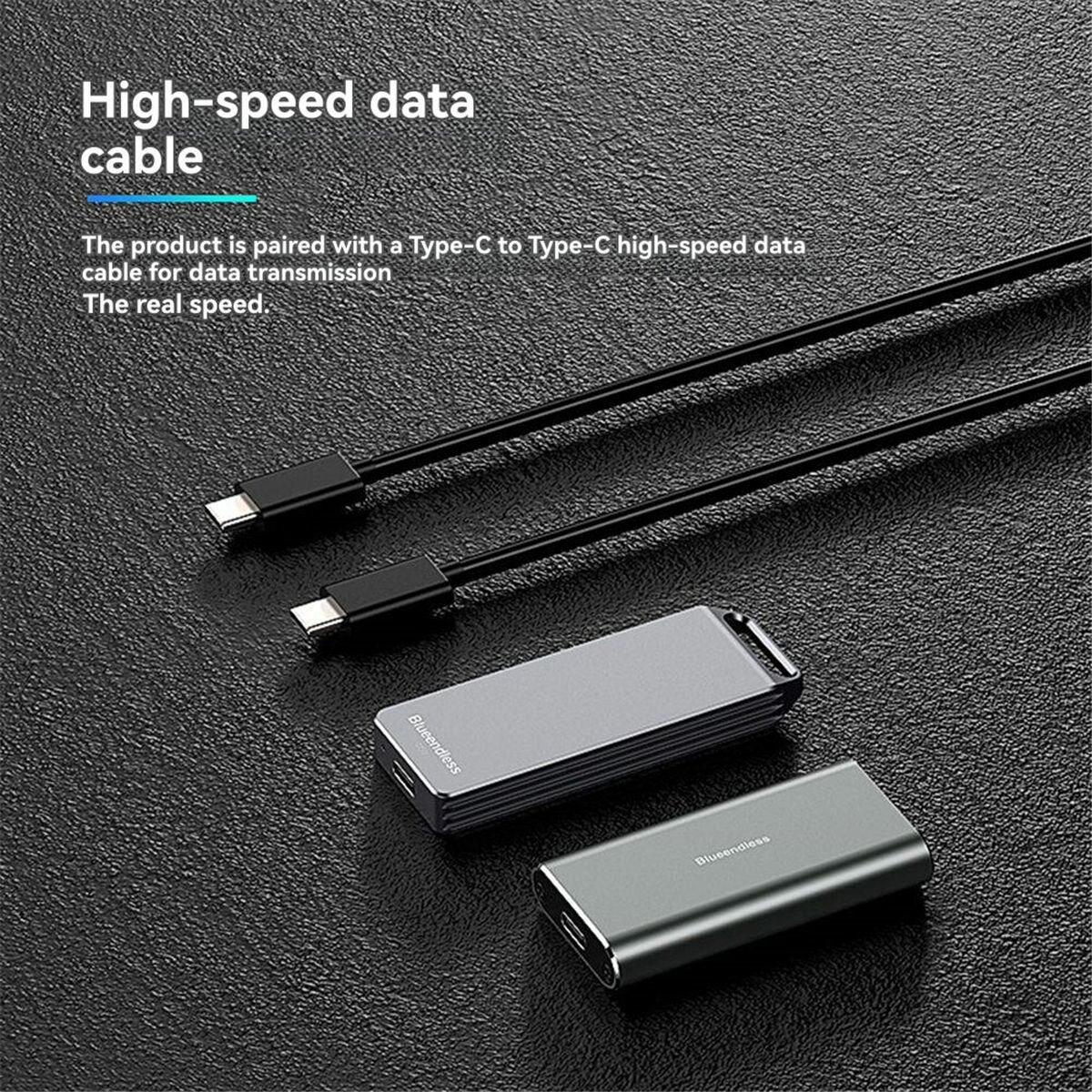 Портативный корпус M.2 NVME SSD 2242 мм для ПК B