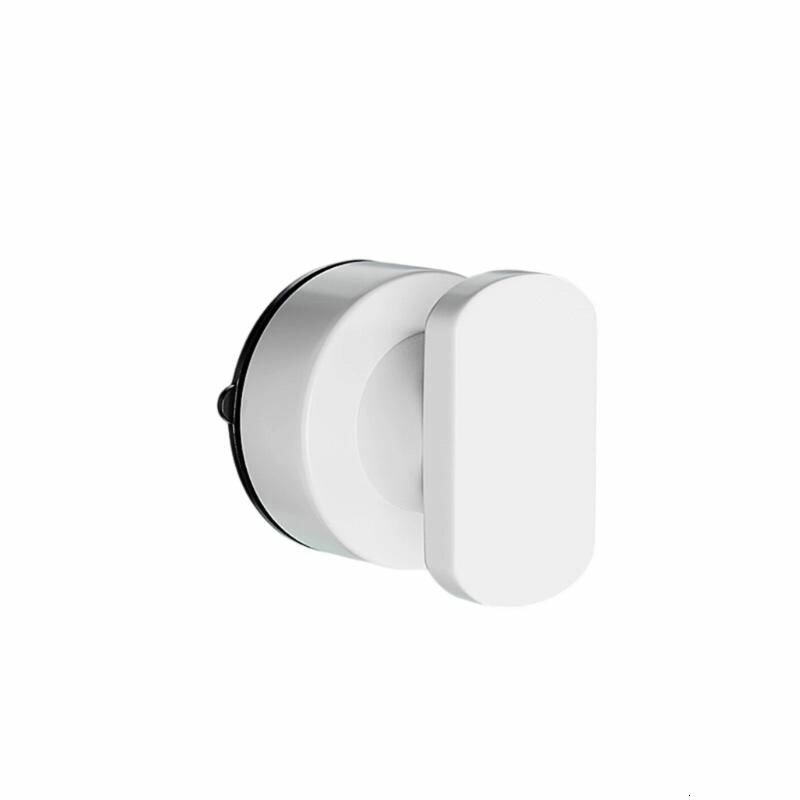 Ручка для стеклянной двери с регулируемой присоской, - Белая труба