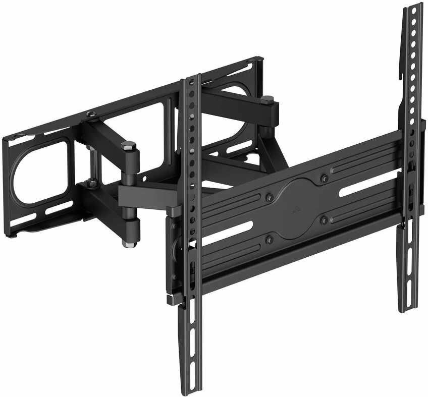 Кронштейн Digis DSM-E2546 поворотно-выдвижной для ТВ 32-55 до 40 кг, 2x2 колена, VESA до 400x400мм, 67-355 мм от стены, наклон -15/+3, поворот +60/-60, коррекция у 129765