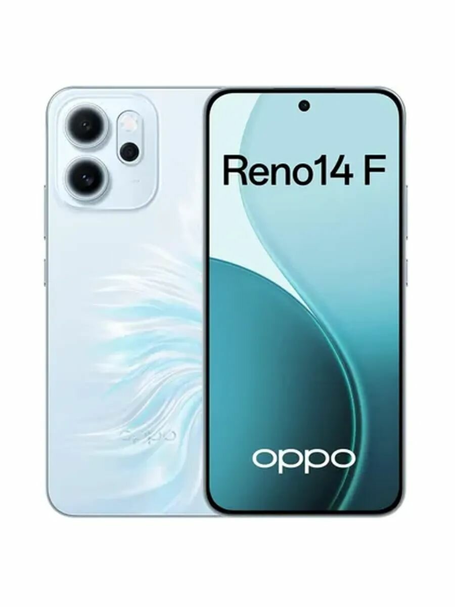 6,57" Смартфон oppo Reno14 F 8/256 ГБ (RENO14 F) белый