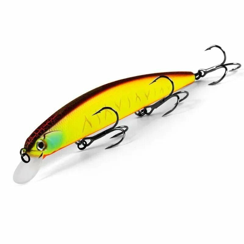 Воблер Bearking Rudra 130SP, цвет D /Mat Tiger/, (длина-130мм, вес-21гр, заглубление от 1,2 до 1,8м) для рыбалки на щуку.