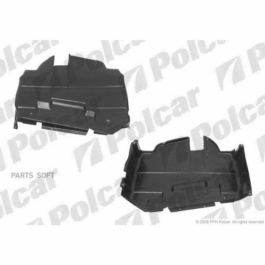Защита под двигатель от официального дистрибьютора, POLCAR, артикул 9550346