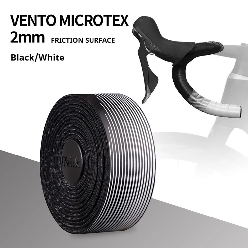 Fi'zi: k Vento Microtex лента для руля Black/White 2mm