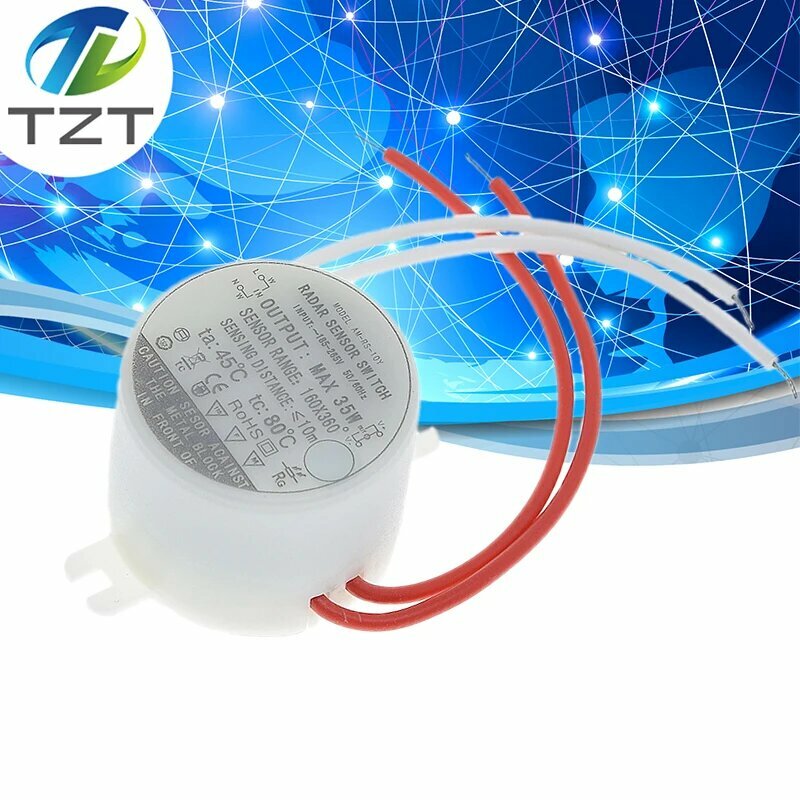Электрический круговой радар 35 Вт TZT c 35W Circular Radar Microwave induction sensor