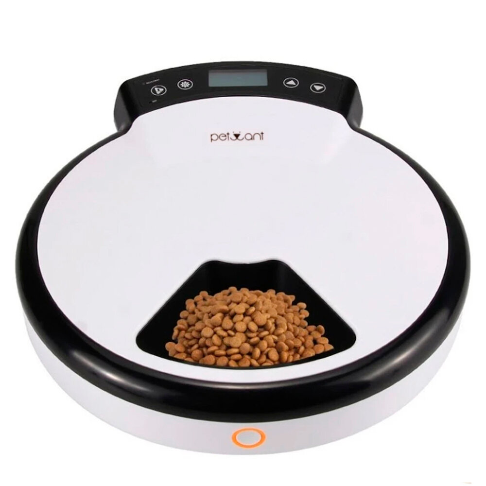 Автокормушка Petwant PF-105 5 секций, Чёрный