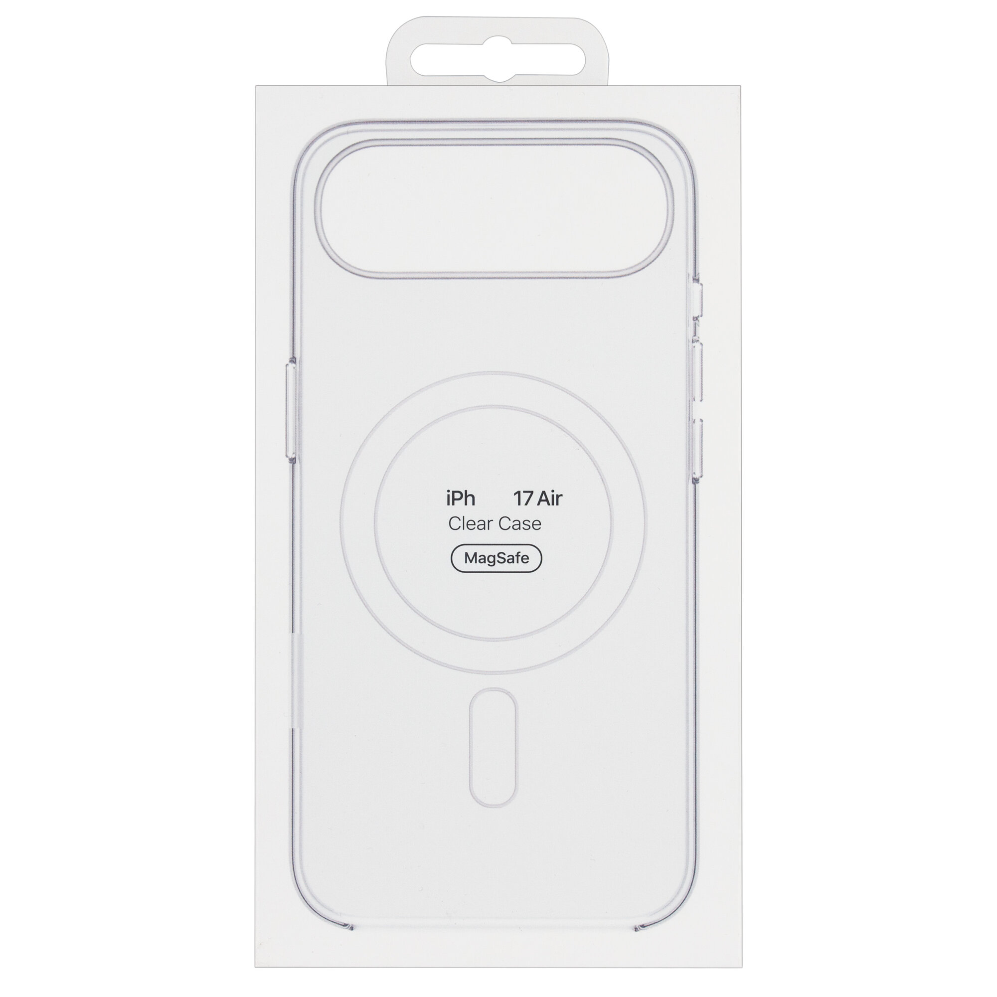 Чехол IPh 17 Air Clear Case PC (MagSafe + анимация NFC) ORG