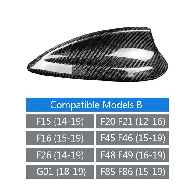 Настоящее углеродное волокно для BMW M2 M3 M4 12345 7 Series X1 X3 F22 F30 F34 F80 F87 F32 Models B
