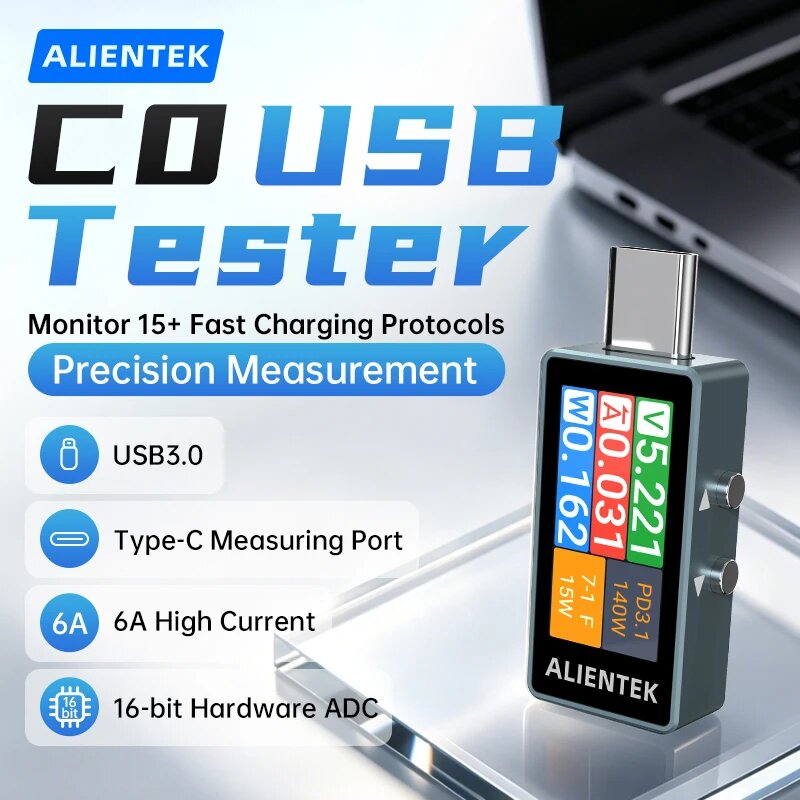 ALIENTEK MINI C0 USB-тестер PD3.2 — фото 1