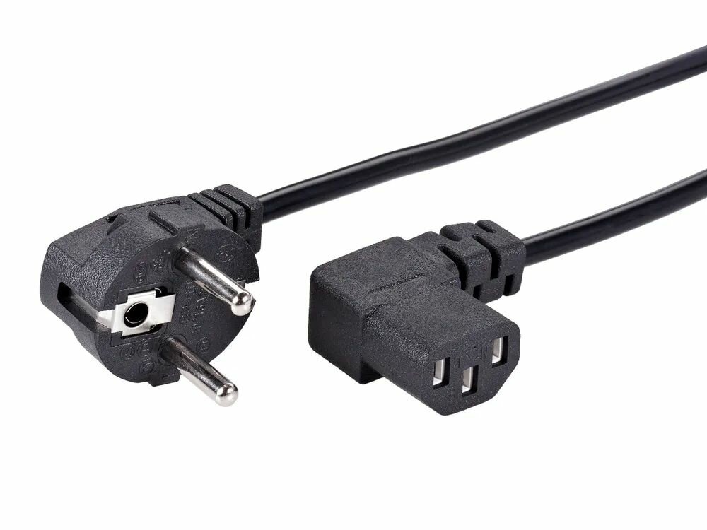 Кабель питания, компьютер-розетка 220V EU, 3 метра, VCOM (ACE021R-3M_279261)