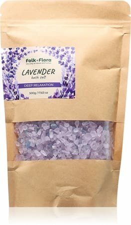 Соль для ванн Folk & Flora lavender, 500 г