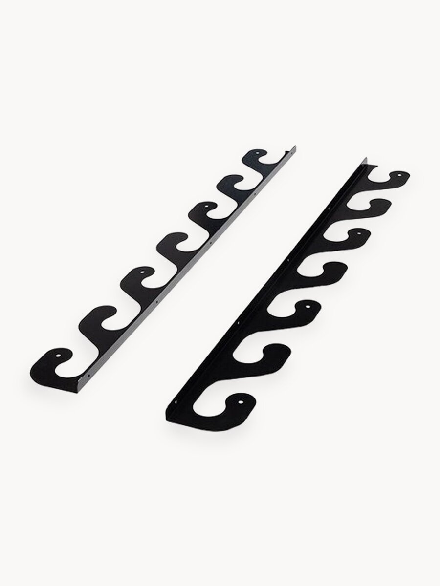 Потолочный держатель для хранения инструментов металлический 118 см цвет черный