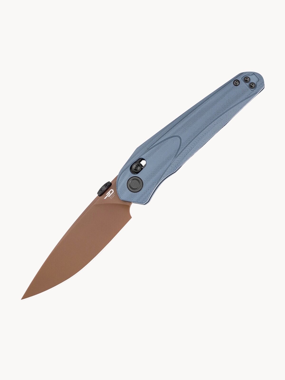 Складной нож Bestech Knives Mothus, сталь 14C28N, рукоять G10, серо-голубой