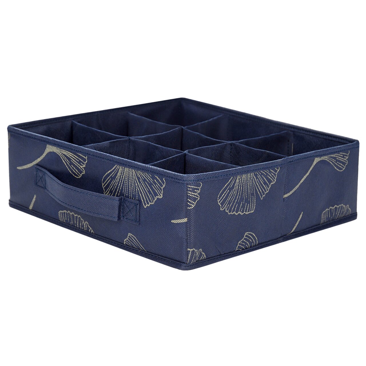 Домовой Гинкго Органайзер для хранения 9 секций 30х30х10 см нетканый материал