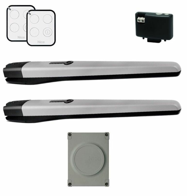 Комплект для автоматизации распашных ворот NICE TO7024BDKLT со створками шириной до 7м и массой до 1700кг