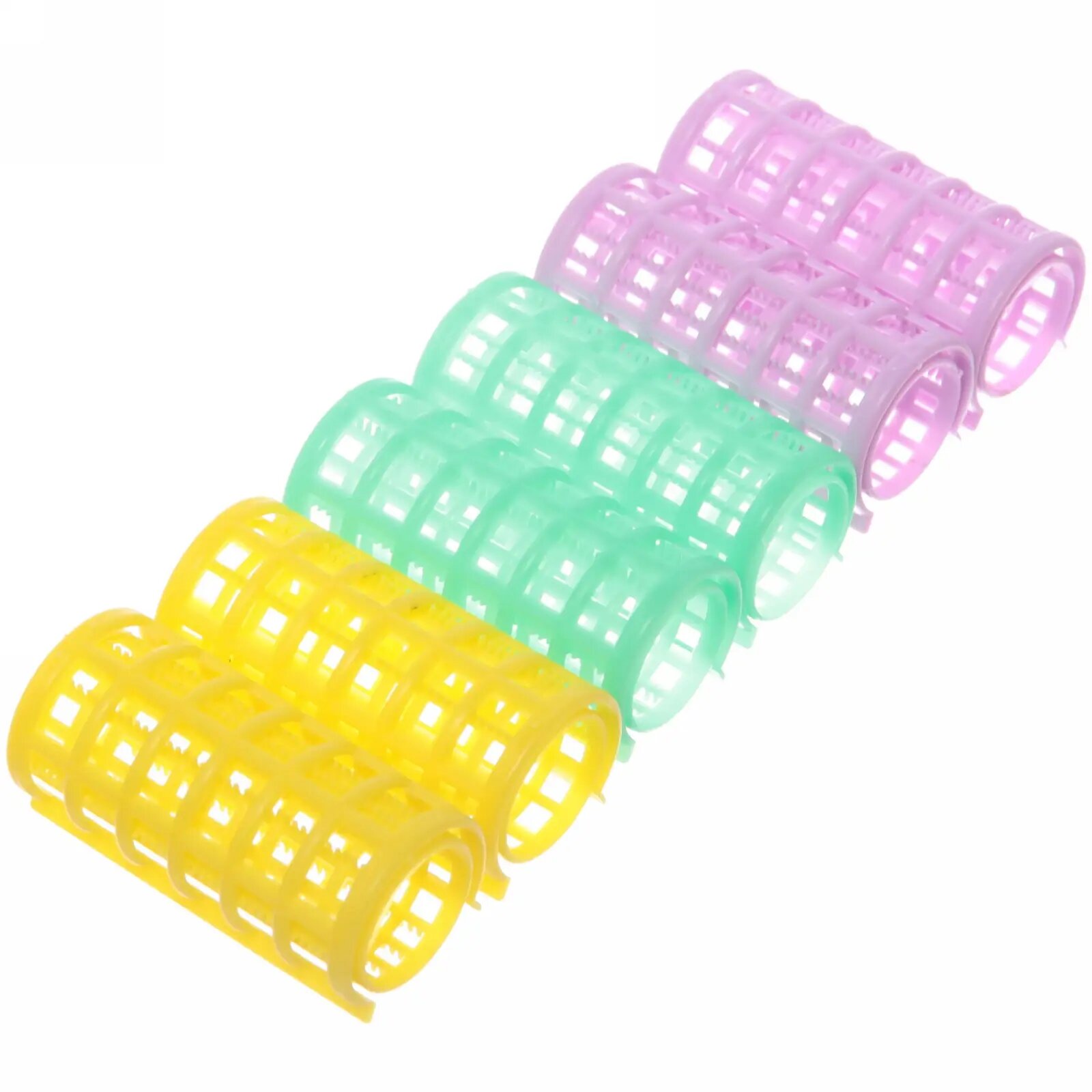 Бигуди для волос с зажимом «Hair Style», 6шт, разноцветные, 7см