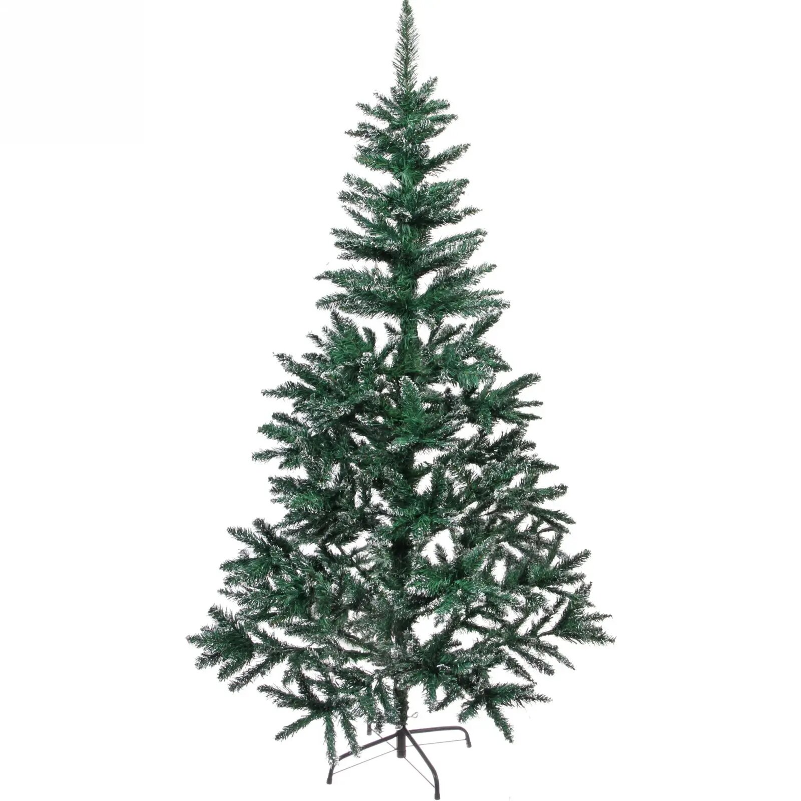 Ёлка «Рождественское чудо» 180 см, белый иней, 490 веток, ПВХ