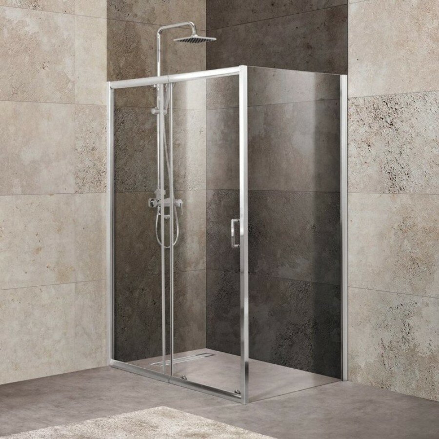 Душевой уголок BelBagno Unique UNIQUE-AH-1-110/125-90-C-Cr