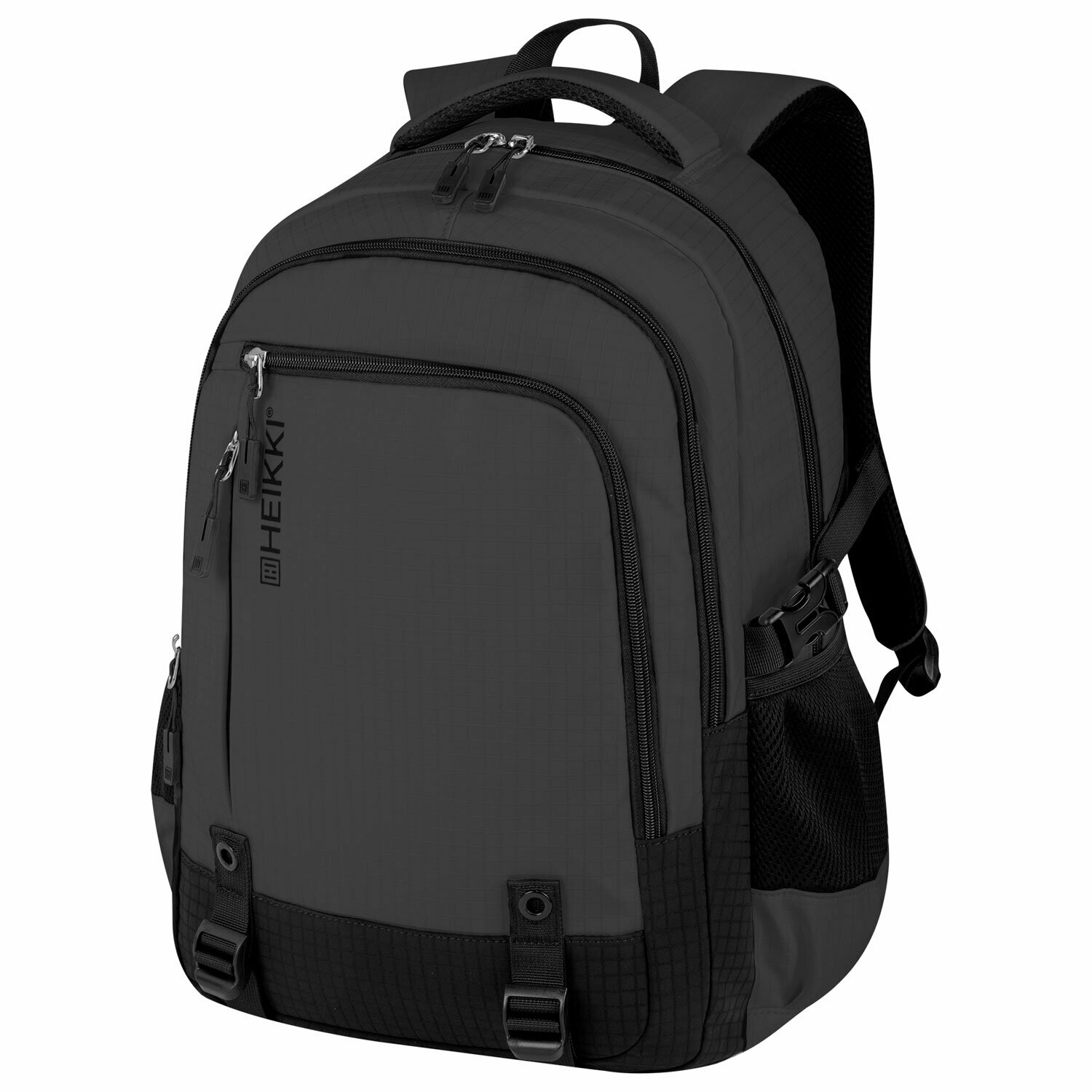 Рюкзак HEIKKI VALUABLE (хейки) универсальный, 2 отделения, отделение для ноутбука, серый, 48x33x19 см, 273871