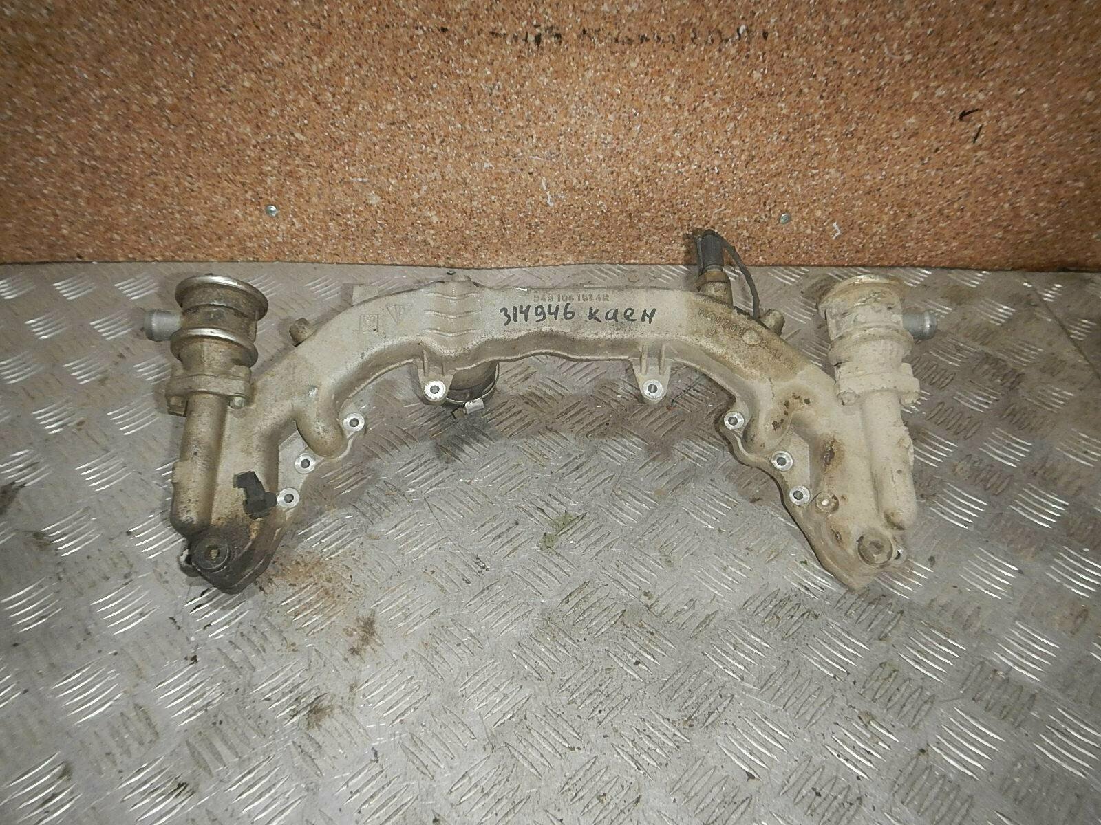 Б/У Фланец, Porsche (Порше)-CAYENNE (03-10) PORSCHE CAYENNE (03-10) Двигателя системы охлаждения, 4,5л Без повреждений 31...