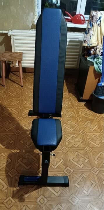 Силовая скамья Орион Черно-Синяя