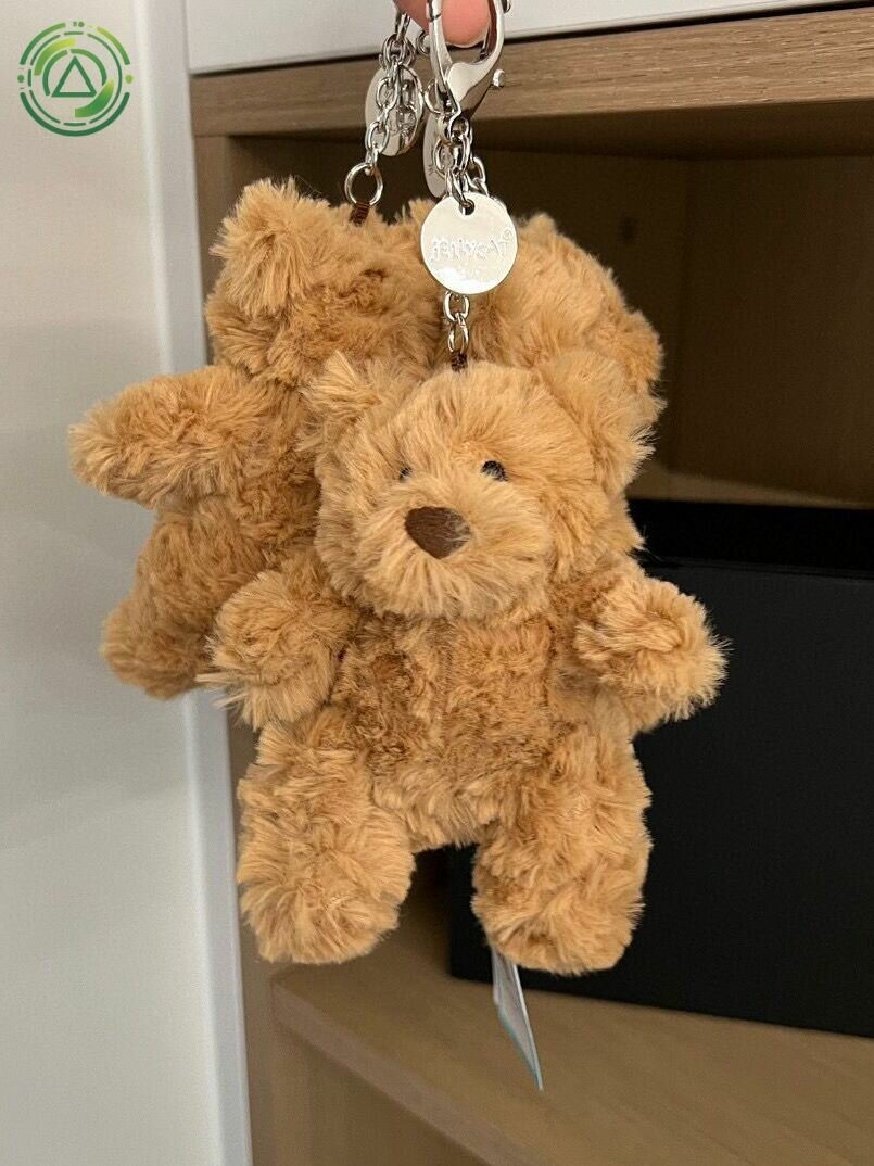 Jellycat Barcelo мишка подвеска 12см, плюшевая игрушка