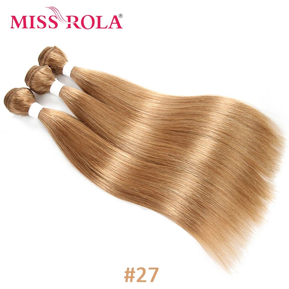 Miss Rola BLOND 27, прямые волосы, 24 дюйма