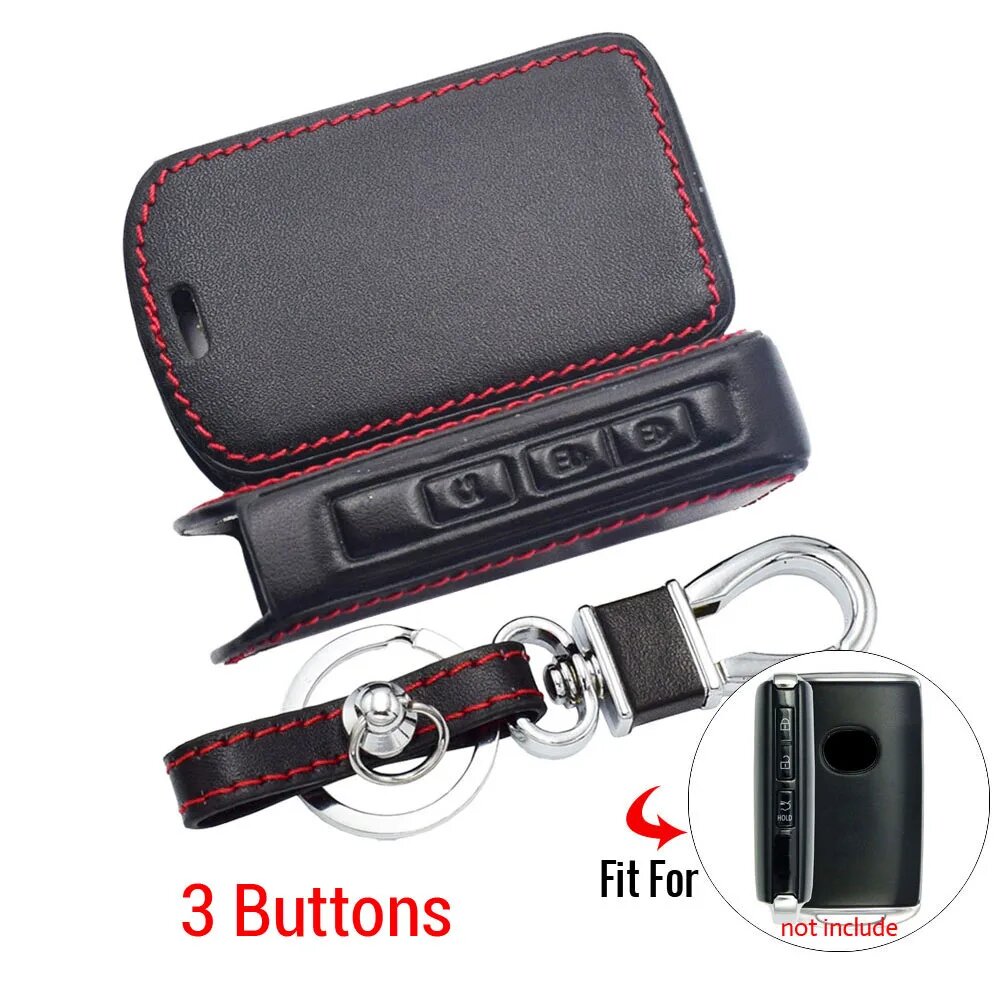 Кожаный чехол для ключей автомобиля ATOBABI, брелок для Mazda 3, седан, хэтчбек CX-30 CX-5 CX-9 2020 2021, чехол с умным бесключевым пультом дистанционного управления 3 Buttons