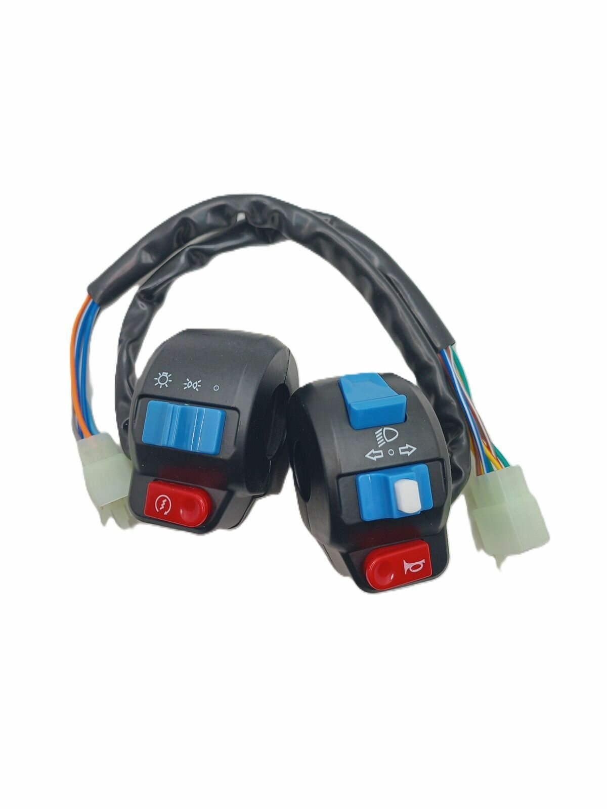 Блок кнопок руля (в сборе, комплект 2шт) GY6-80 (WIND) F6