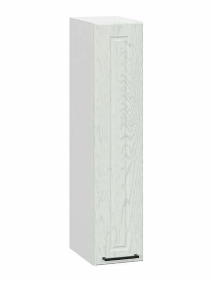 Кухонный модуль навесной, шкаф Шервуд с доводчиками, с полками, 20х29.6х91 см, Белый / Арктик