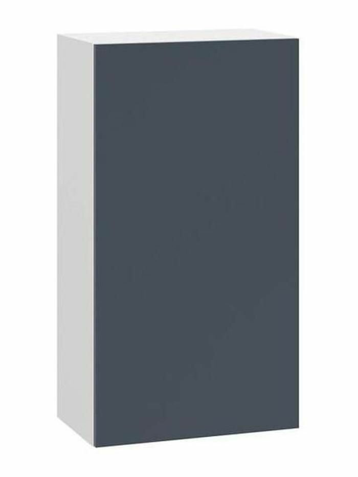 Кухонный модуль навесной, шкаф Тандем с полками, с доводчиками, 50х29.6х91.2 см, Белый / Океания