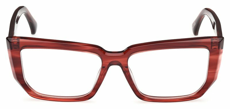 Женская оправа для очков Max Mara MM 5160 068, цвет: красный, кошачий глаз, пластик