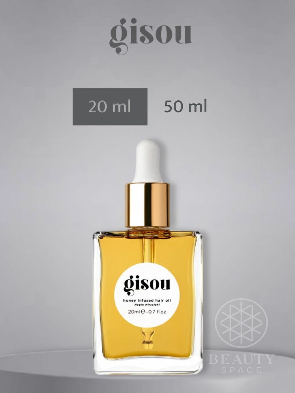 Gisou Масло для волос Honey Infused Hair Oil Mini, 20ml