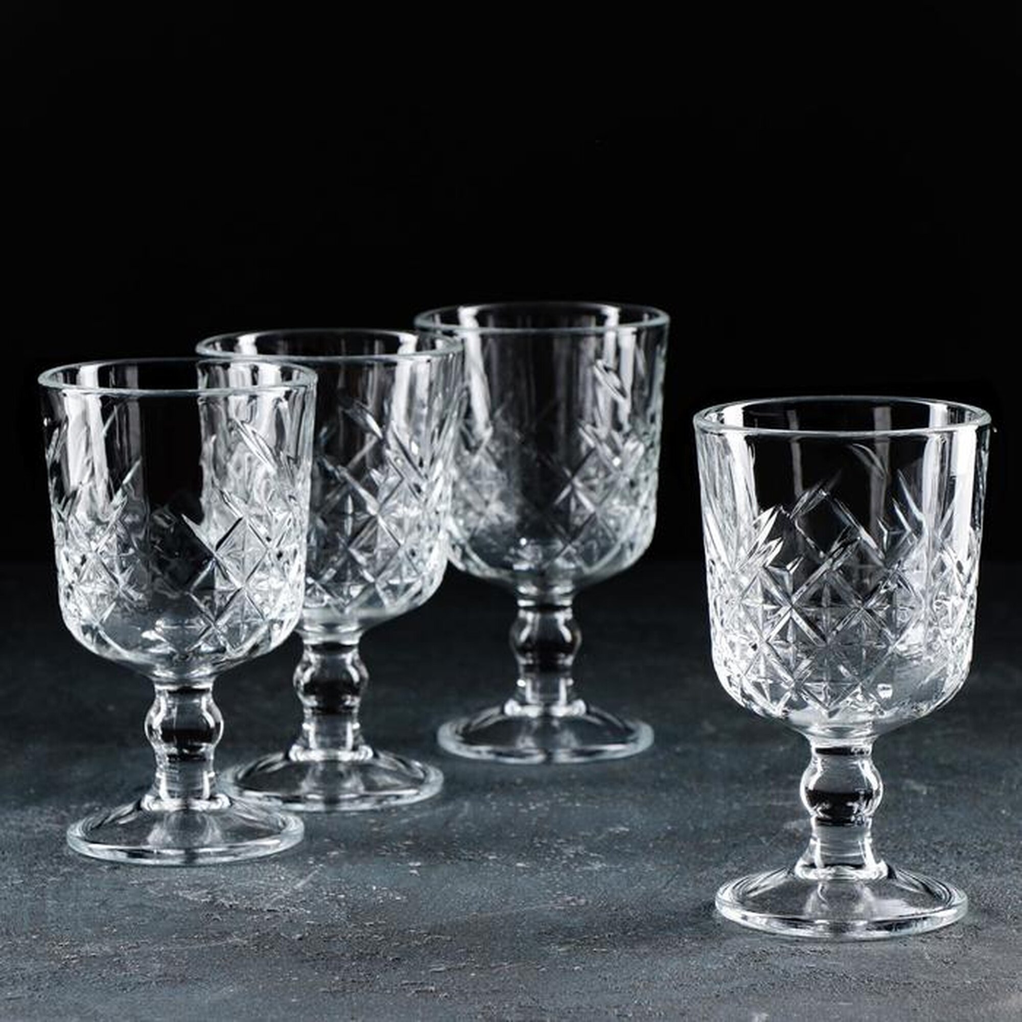 Набор бокалов для вина Paşabahçe Timeless, 320 мл, 4 шт, прозрачный