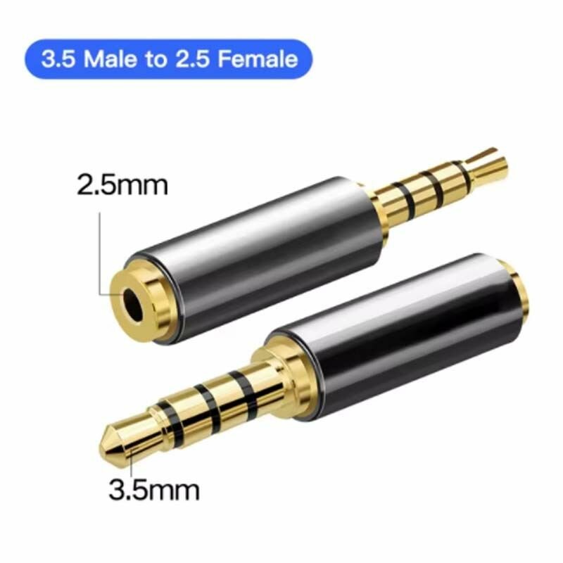 Аудиоадаптер Mini Adjustable Jack 3,5 мм - 2,5 мм