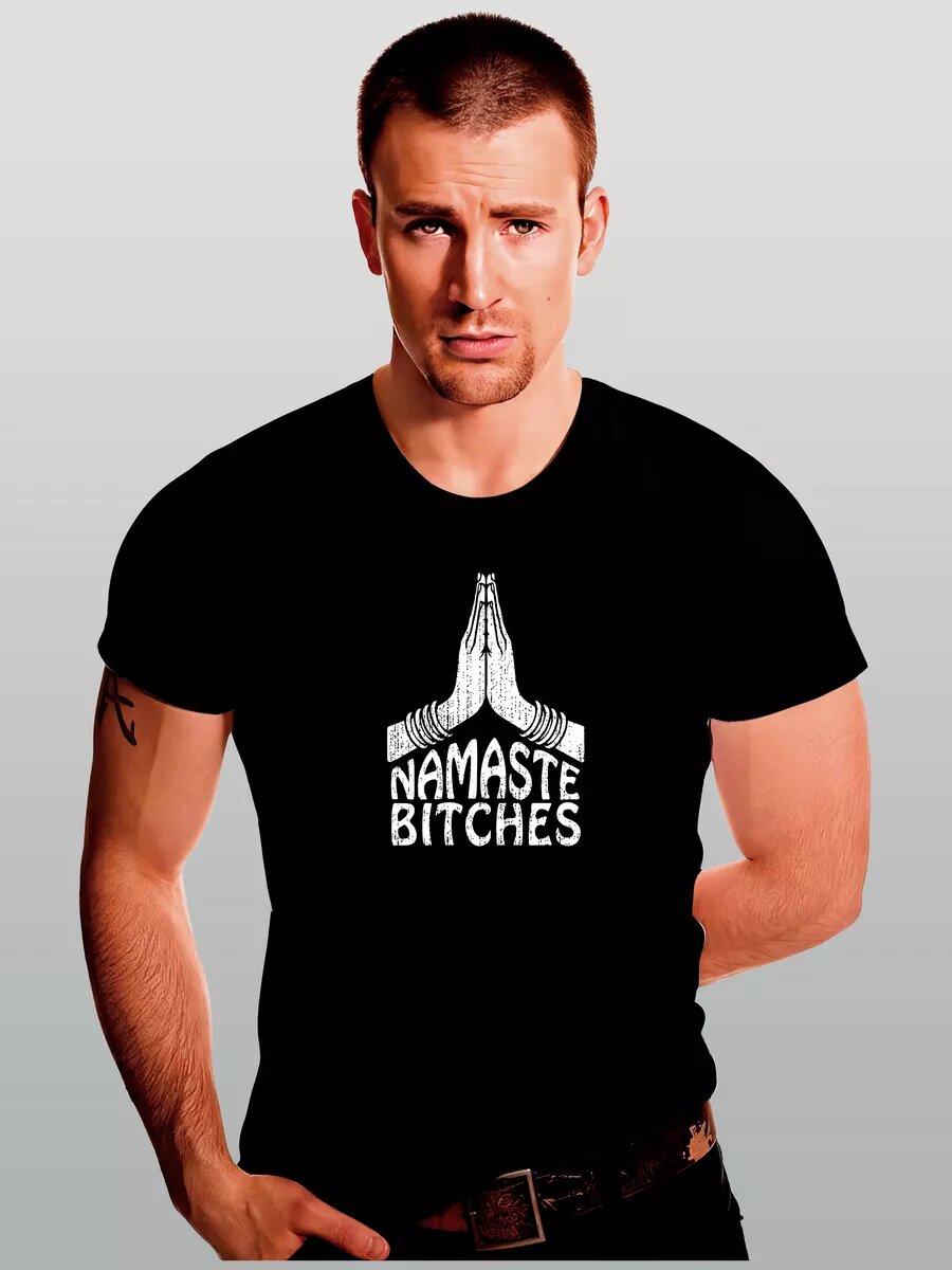 Футболка namaste bitches