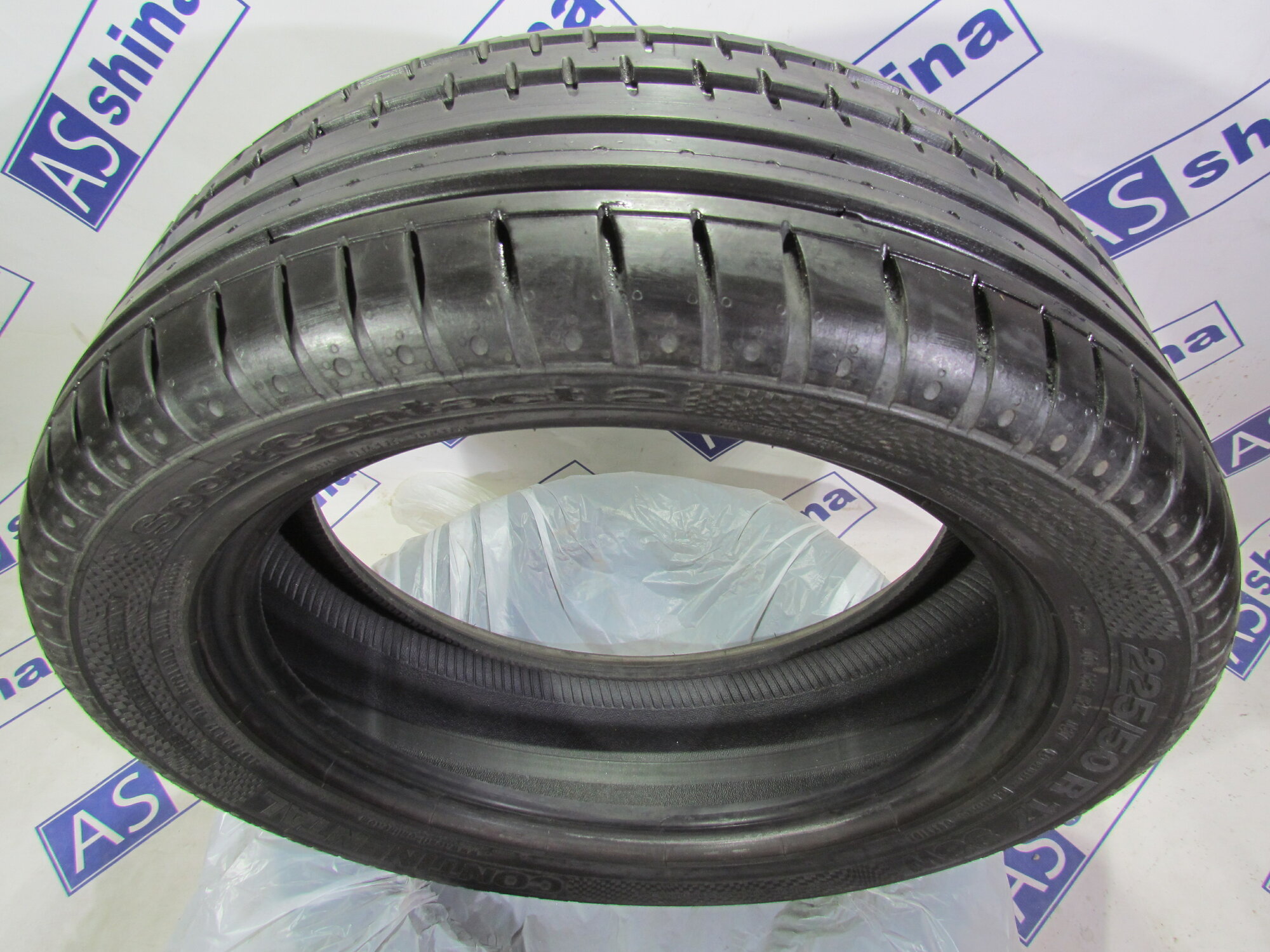 Continental ContiSportContact 2 225 50 R17 летние БУ шины износ до 5% , артикул 0008629