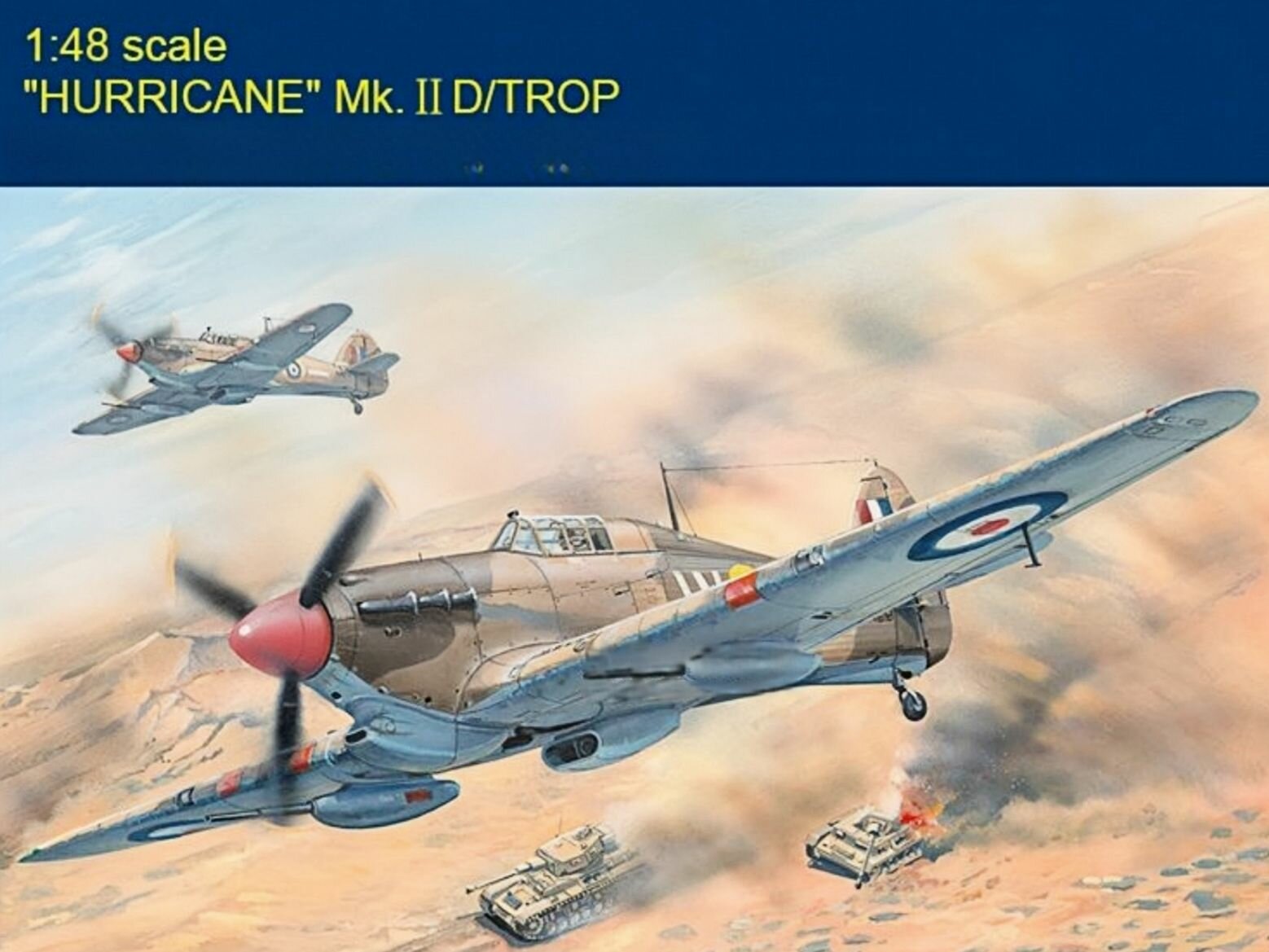 Hobbyboss 81780 1:48 "HURRICANE" Mk. D/TROP Сборочный модельный истребитель
