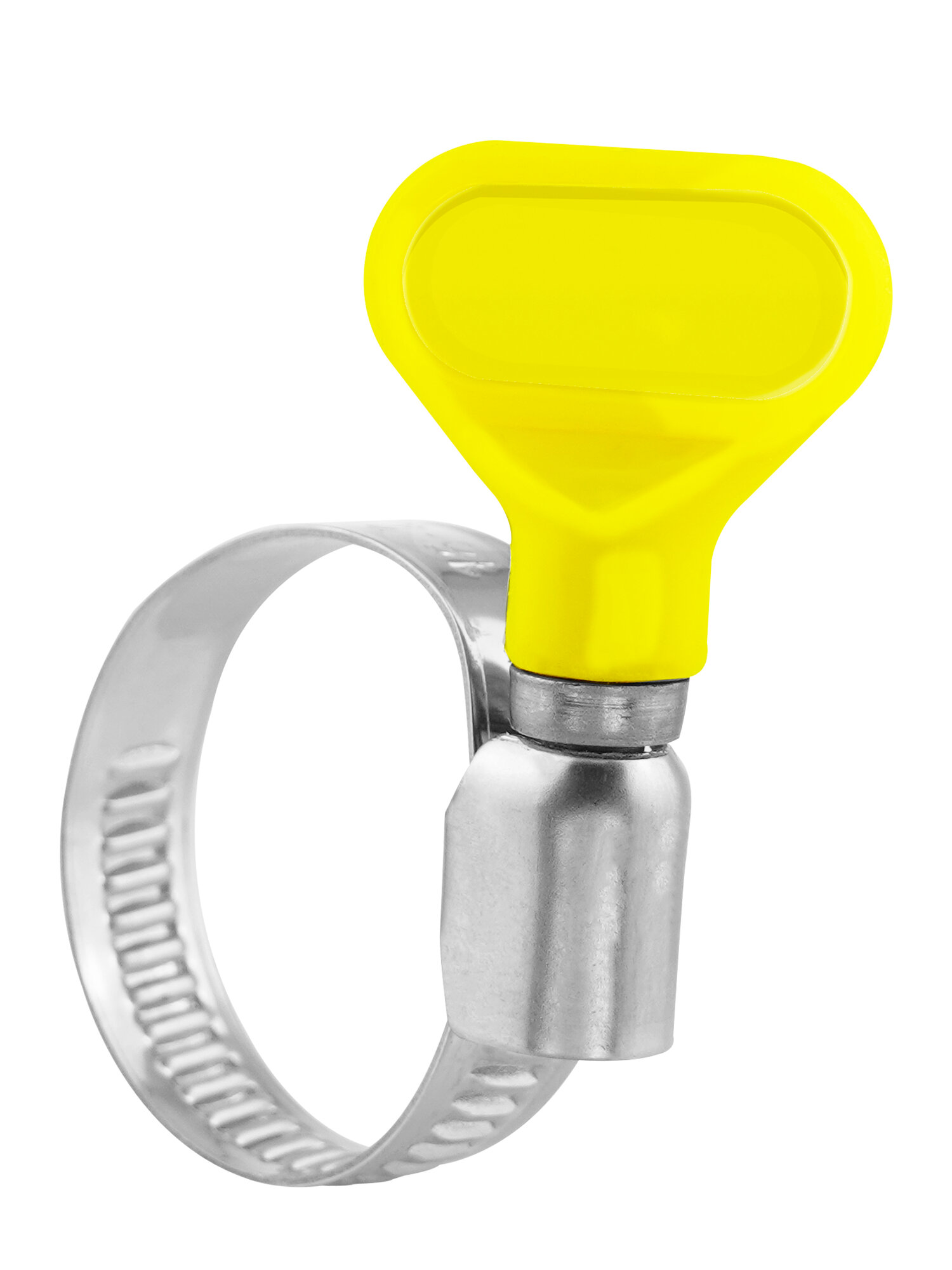 Хомут червячный с барашком VertexTools 16-27 мм из нержавеющей стали 10 шт.