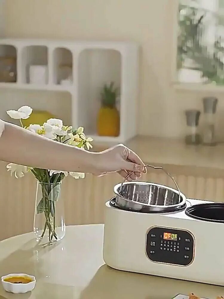 Мультиварка ZHUJIANGCHUAN a13, 3,6 л, антипригарное покрытие, 2 чаши