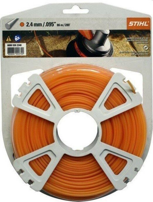 Струна / леска триммерная кр. сечения 2,4 мм (83м) STIHL( 00009302340)