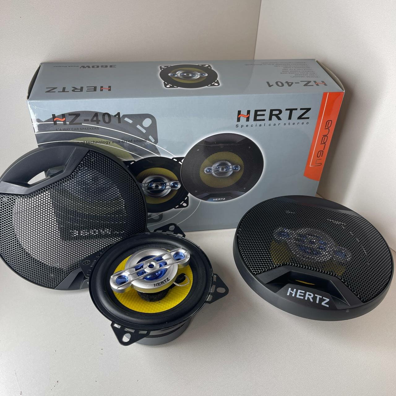 Колонки для автомобиля HZ-401, 10 см (4 дюйм.)