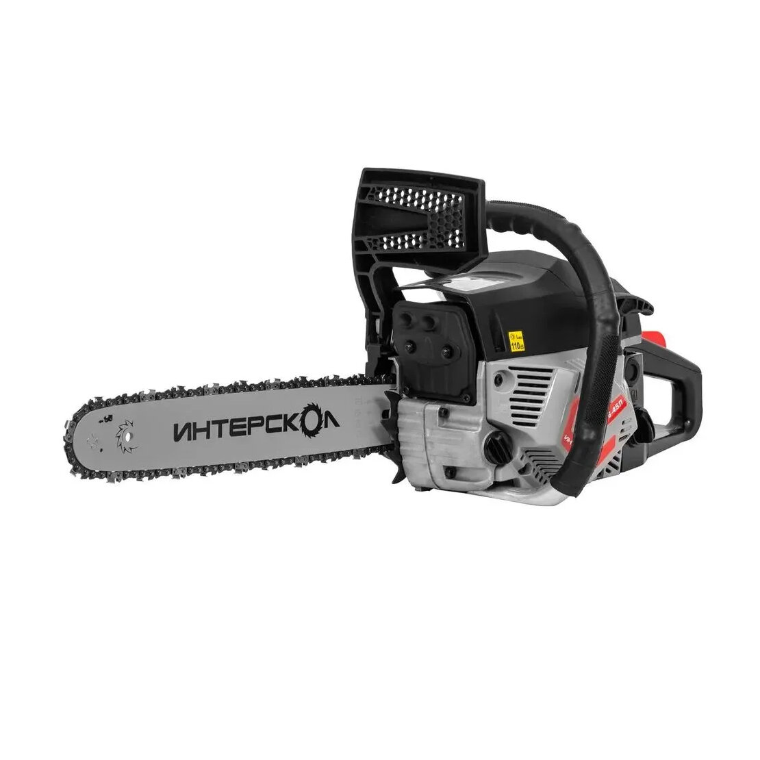 Пила цепная бензиновая Интерскол ПЦБ-16/45Л (843.0.0.40), 1800 Вт/ 2,5 л. с, серый/черный