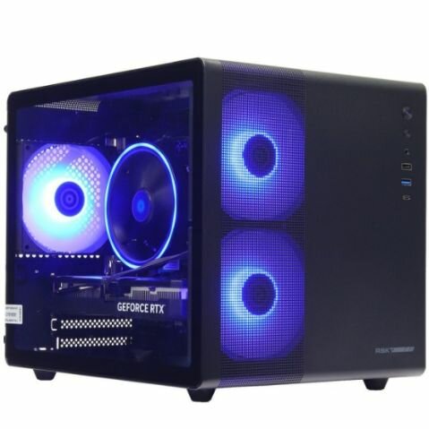 ПК Raskat Strike 320 (STRIKE320190434) черный - Intel Core i3-12100F, ядра: 4 x 3,3 ГГц, 16 ГБ, NVIDIA GeForce RTX 3050 (6 ГБ), SSD 512 ГБ, Без ОС