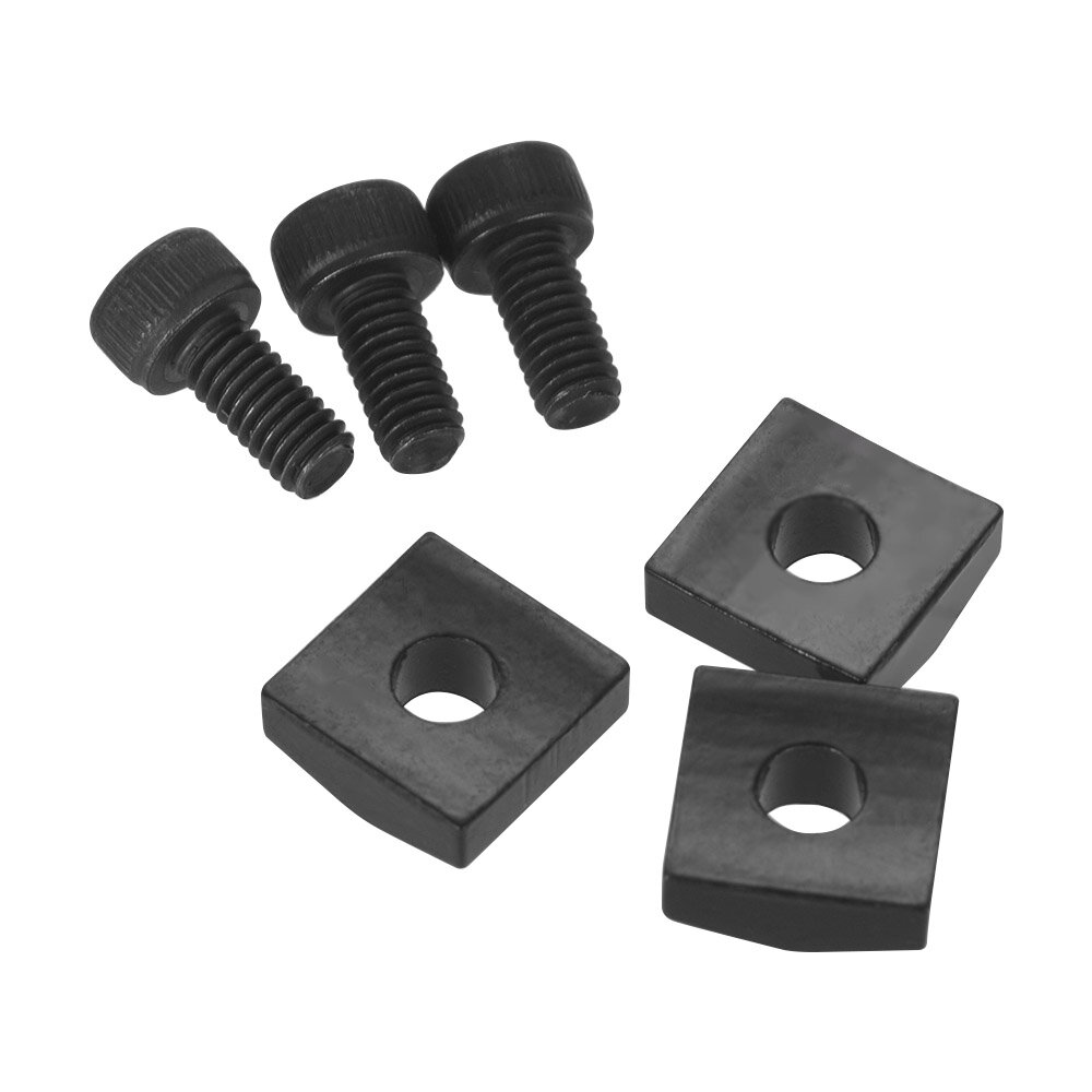Электрическая гитара Tremolo Bridge Strings Locks Strings System System Metal Nut Block и шестнадцатеричные винты гитарные аксессуары, упаковка из 3 комплектов