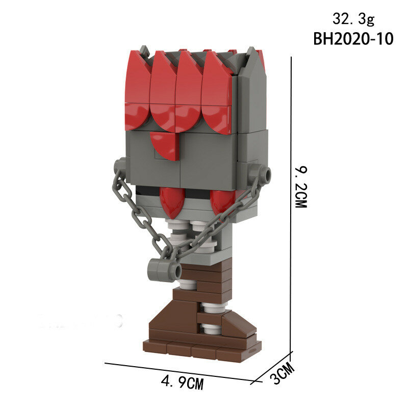 Развивающие кубики entertaining rhythm box building blocks series 3 diy мини фигурки, разноцветные, коробка j