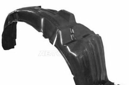 Подкрылок Zekkert 811714 для Toyota Yaris/Echo, пластик, чёрный, передний, правый